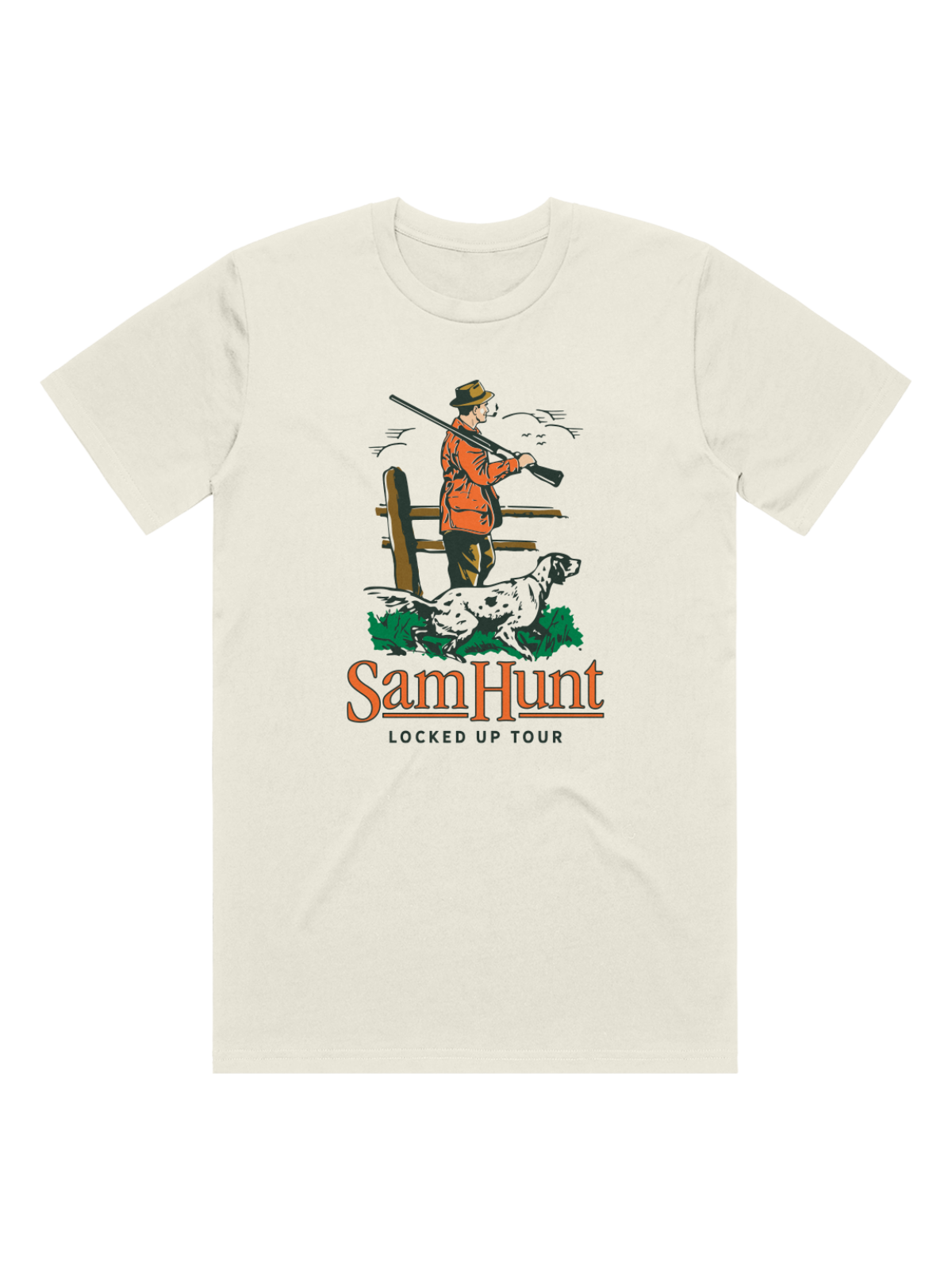 Hunter & The Dog Locked Up Tour Tee – Sam Hunt Official Store